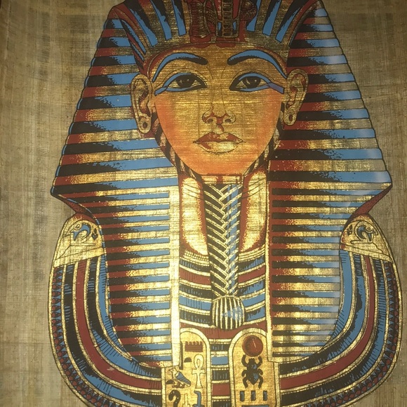 Wall Decor | Egyptian Papyrus Hand Paint | Poshmark